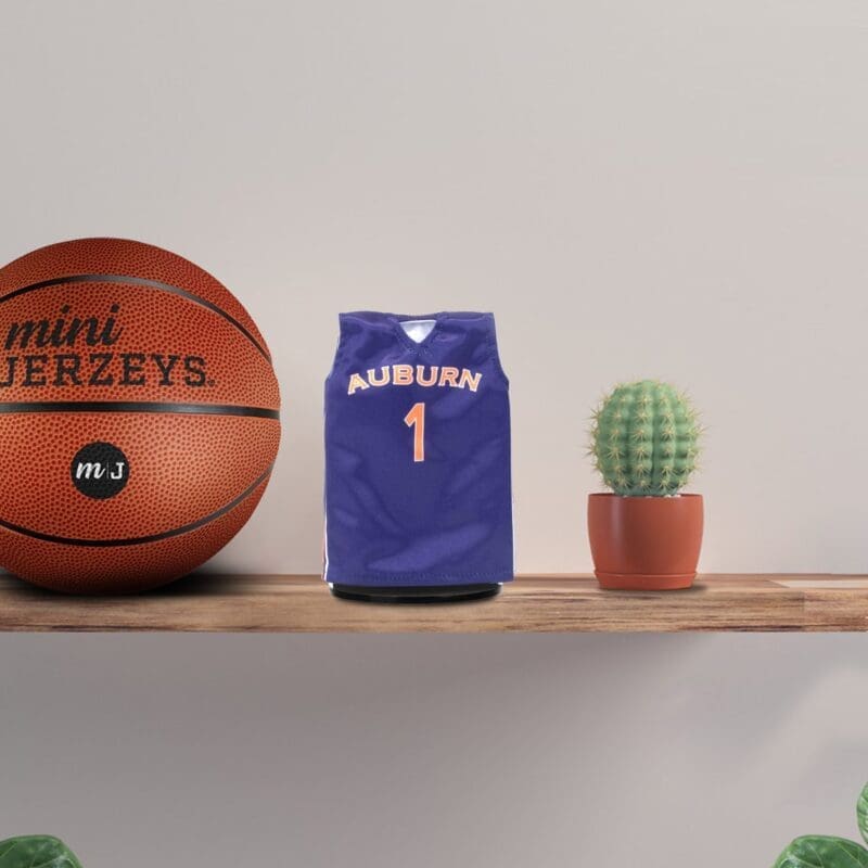 Auburn Tigers Basketball #1 Miniature Sports Jersey (Orange) 2025