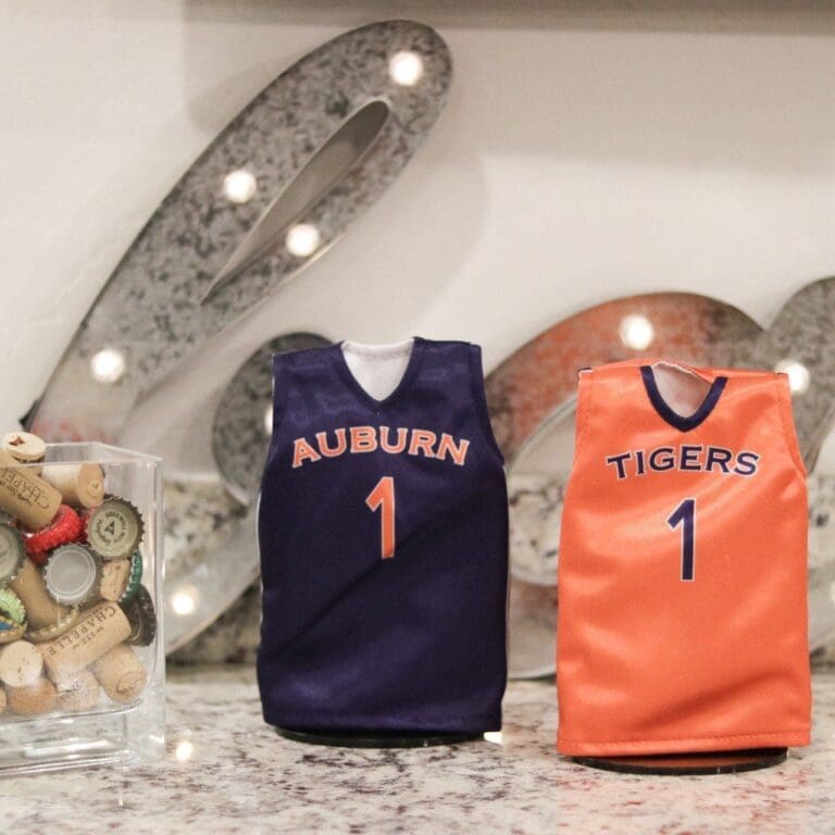 Auburn Tigers Football #1 Miniature Sports Jersey (White) 2025